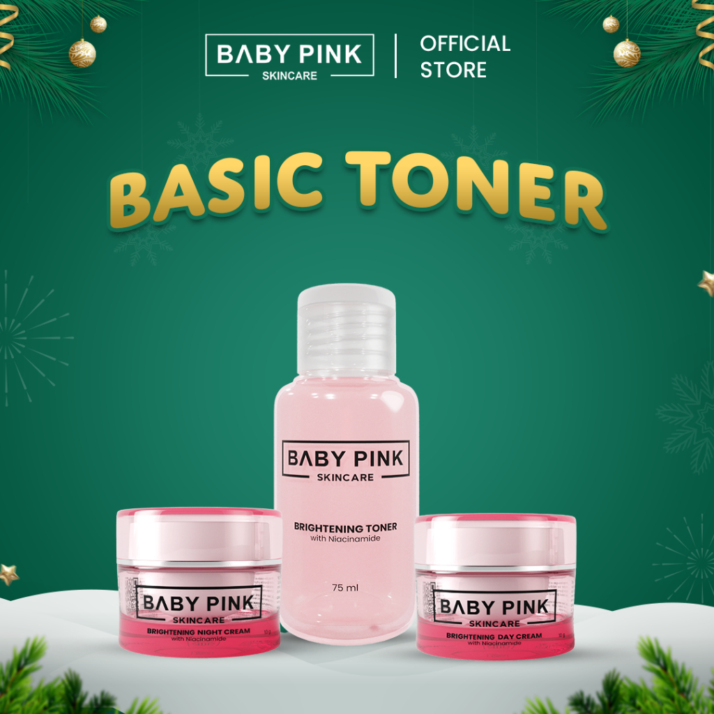 Jual BABY PINK SKINCARE - Paket Basic Toner 3in1 Toner, Day Cream ...