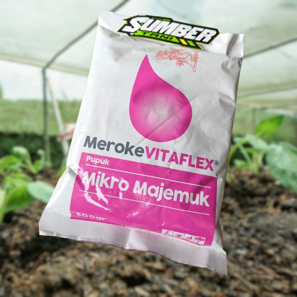 Jual Pupuk Mikro Meroke Vitaflex 500gr Kemasan Pabrik Untuk Buah Sayur ...