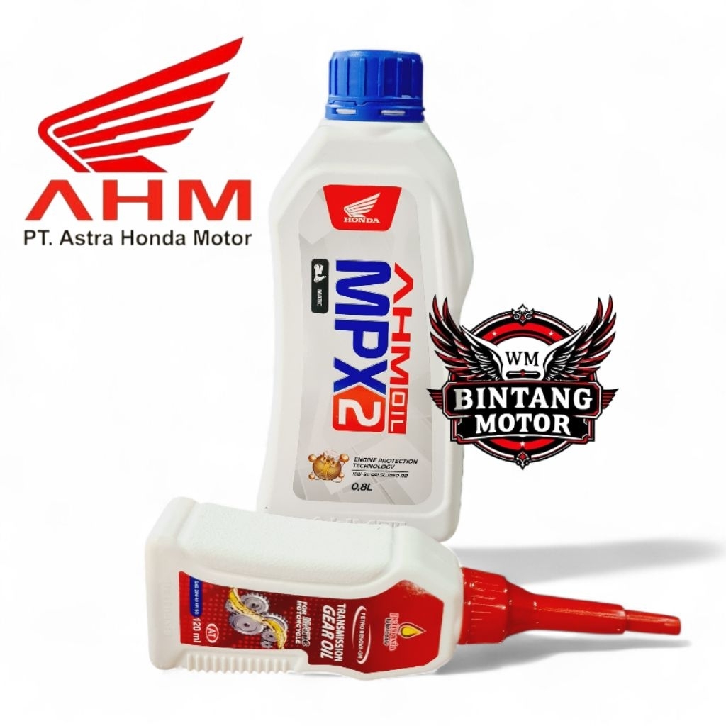 Jual Oli Oil AHM MPX2 08L MATIC PLUS OIL GEAR 120 ML | Shopee Indonesia