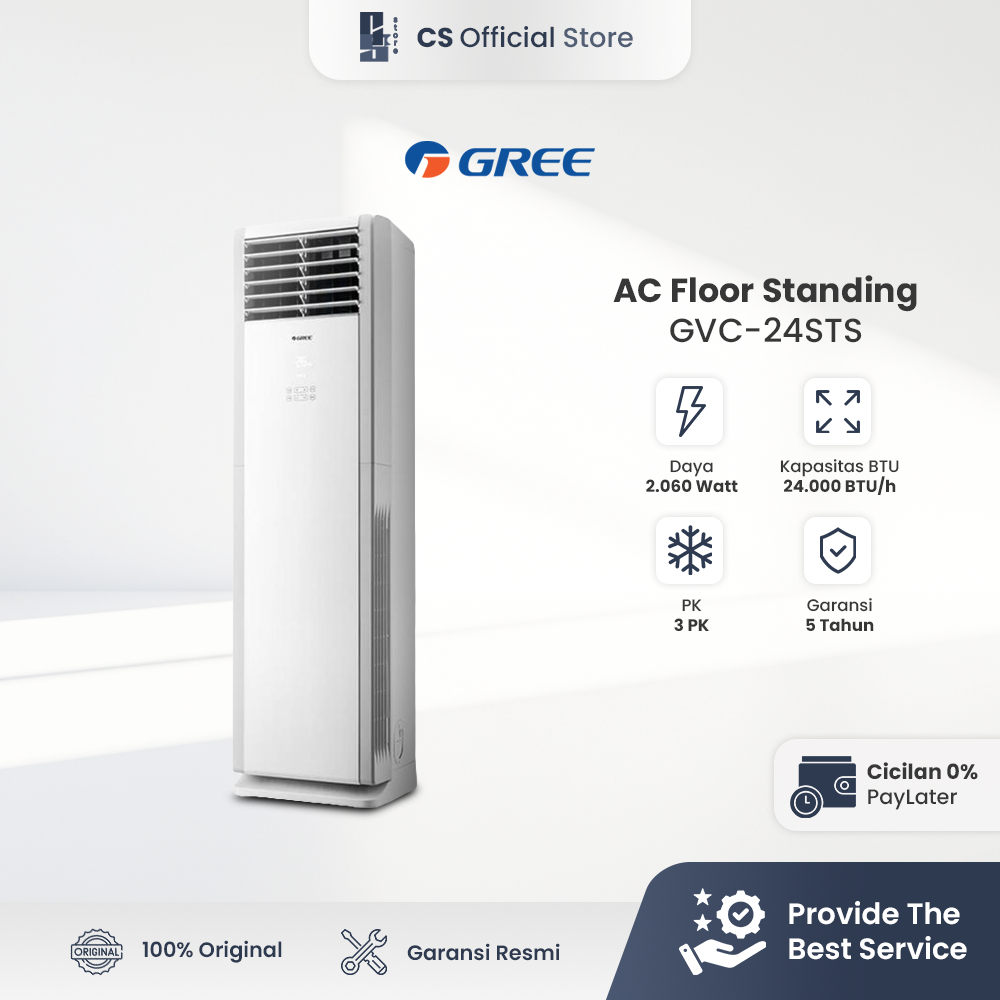 Jual GREE AC Floor Standing 3PK - Non-Inverter - Dengan Smart WIFI dan ...