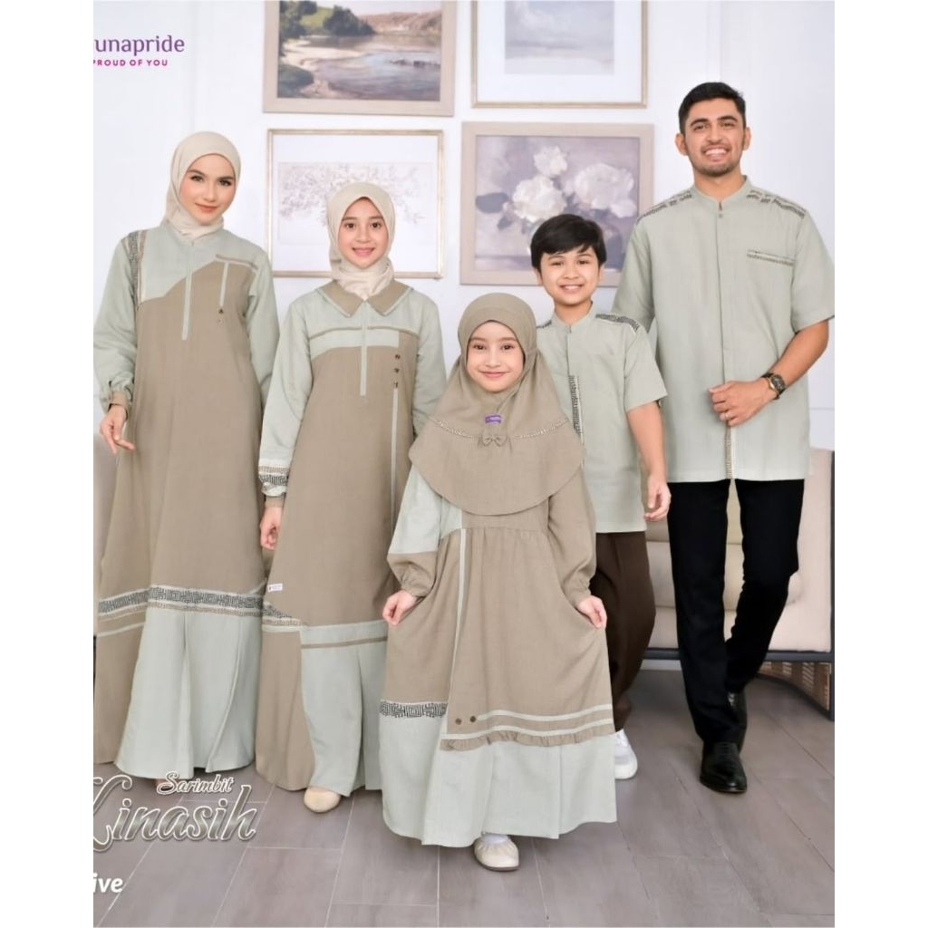Jual SARIMBIT RAUNA 2026 KINASIH OLIVE SERIES - SET ISLAMI - COUPLE ...
