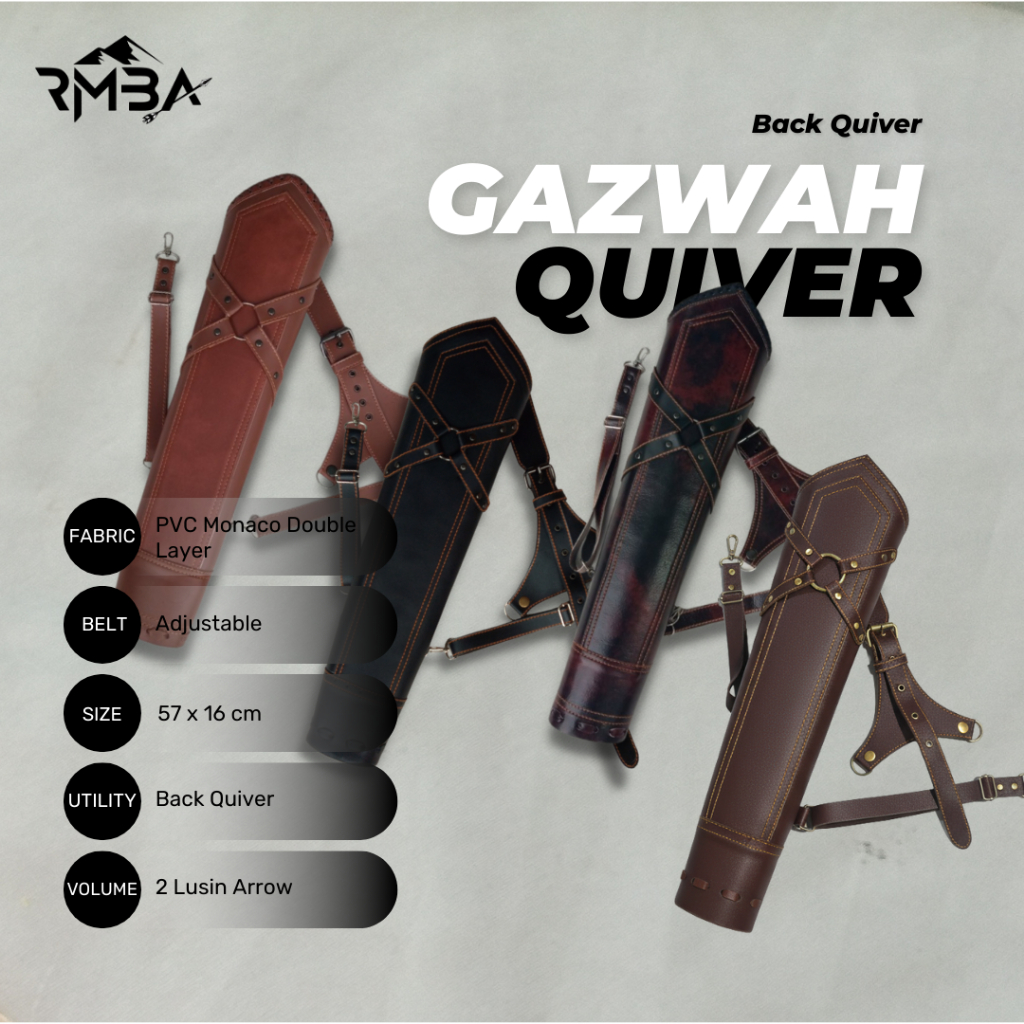 Jual Gazwah Quiver / Back Quiver / Quiver Horsebow / Tas Arrow ...