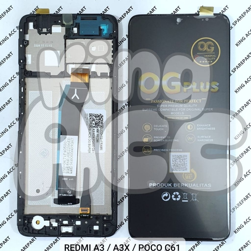 Jual OG SUPER LCD TOUCHSCREEN + FRAME XIAOMI REDMI A3 / A3X / POCO C61 ...