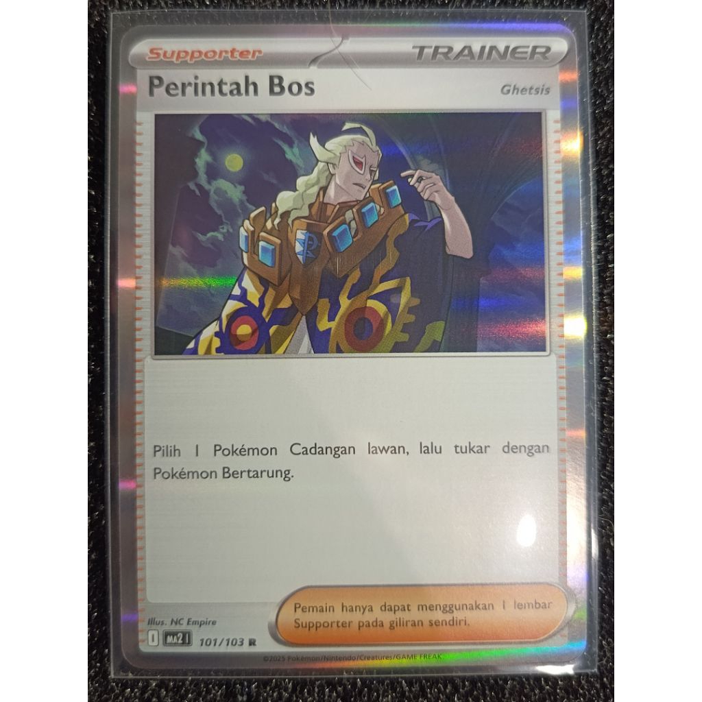 Jual Pokemon Indonesia - PERINTAH BOS (RARE) | Shopee Indonesia