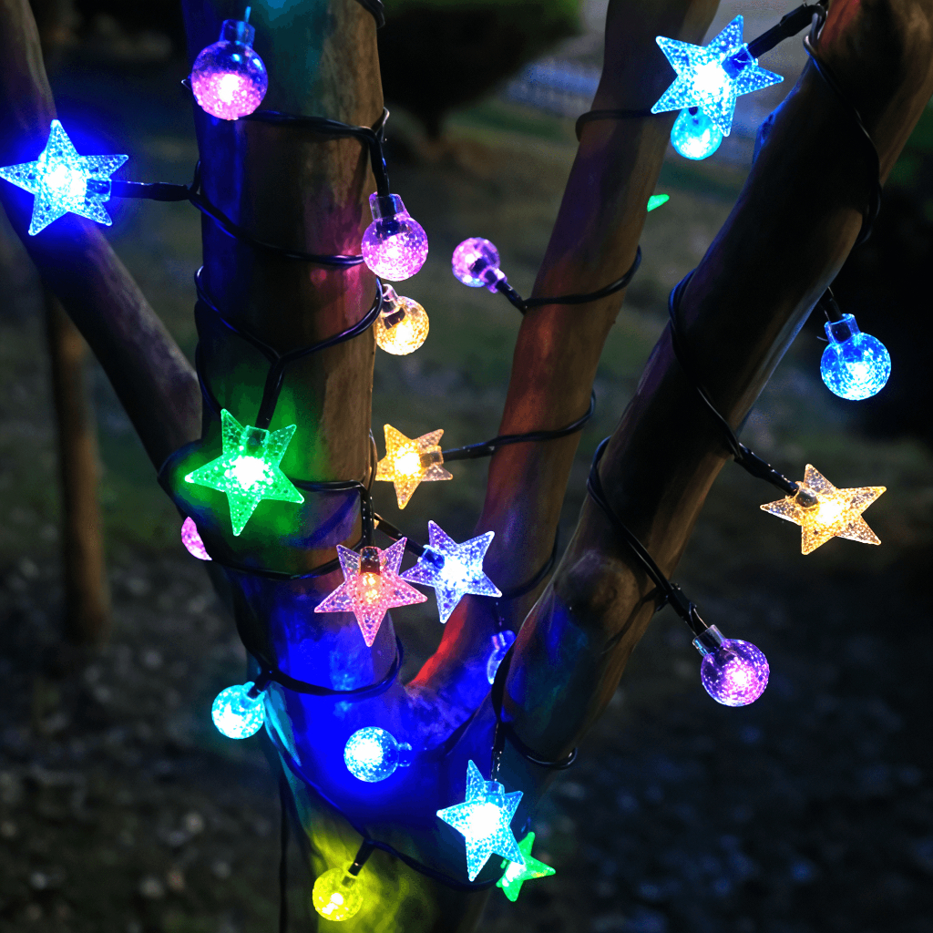 Jual Natal Lampu Tumblr Hias RGB Bintang Anggur Natal 40 Led 5M TikTok ...