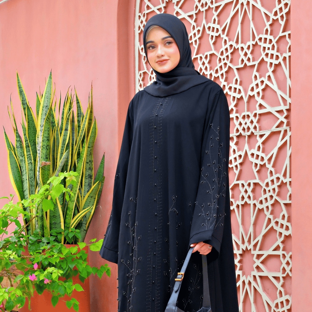 Jual Salaf Boutique - Halima Abaya Gamis Turkey Bahan Jetblack Premium ...