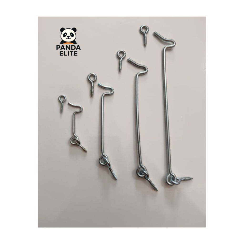 Jual Kait Pengunci Jendela Model Cacing / Kait Angin Stainless Tersedia ...