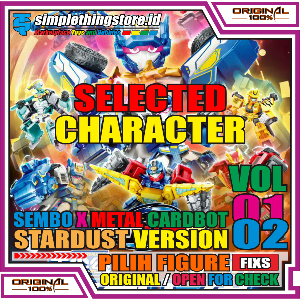 Jual Sembo x Metal Cardbot Figure / Secret (Vol 1/Vol 2) New Upgrade ...