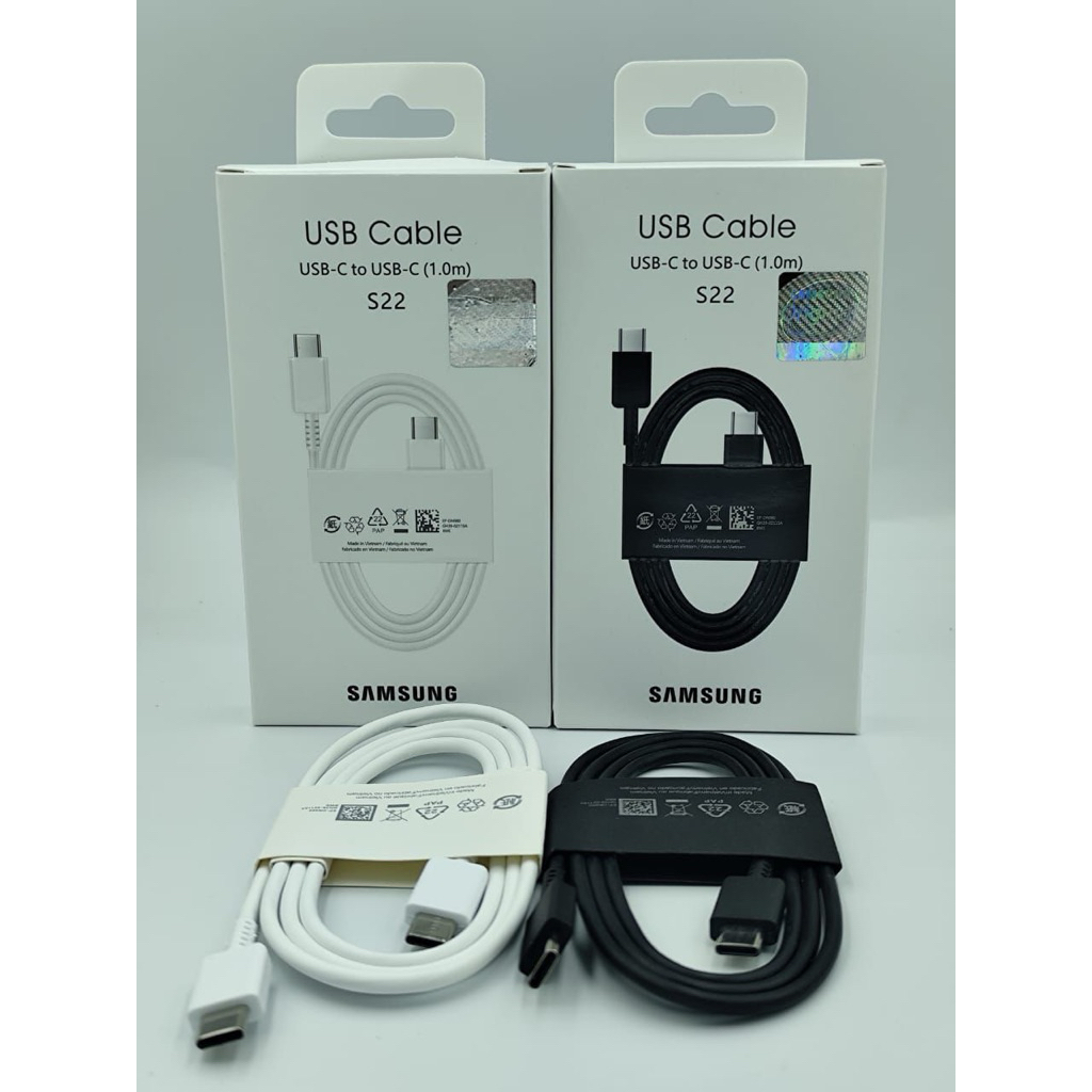 Jual USB Cable Kabel Data Samsung Type C To Type C / Tipe C To Tipe C ...