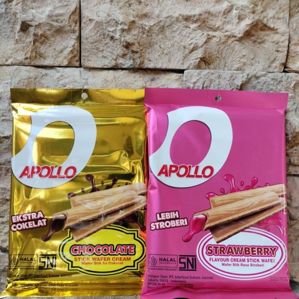 Jual NEW Apollo wafer stik ekstra 48 gram | Shopee Indonesia