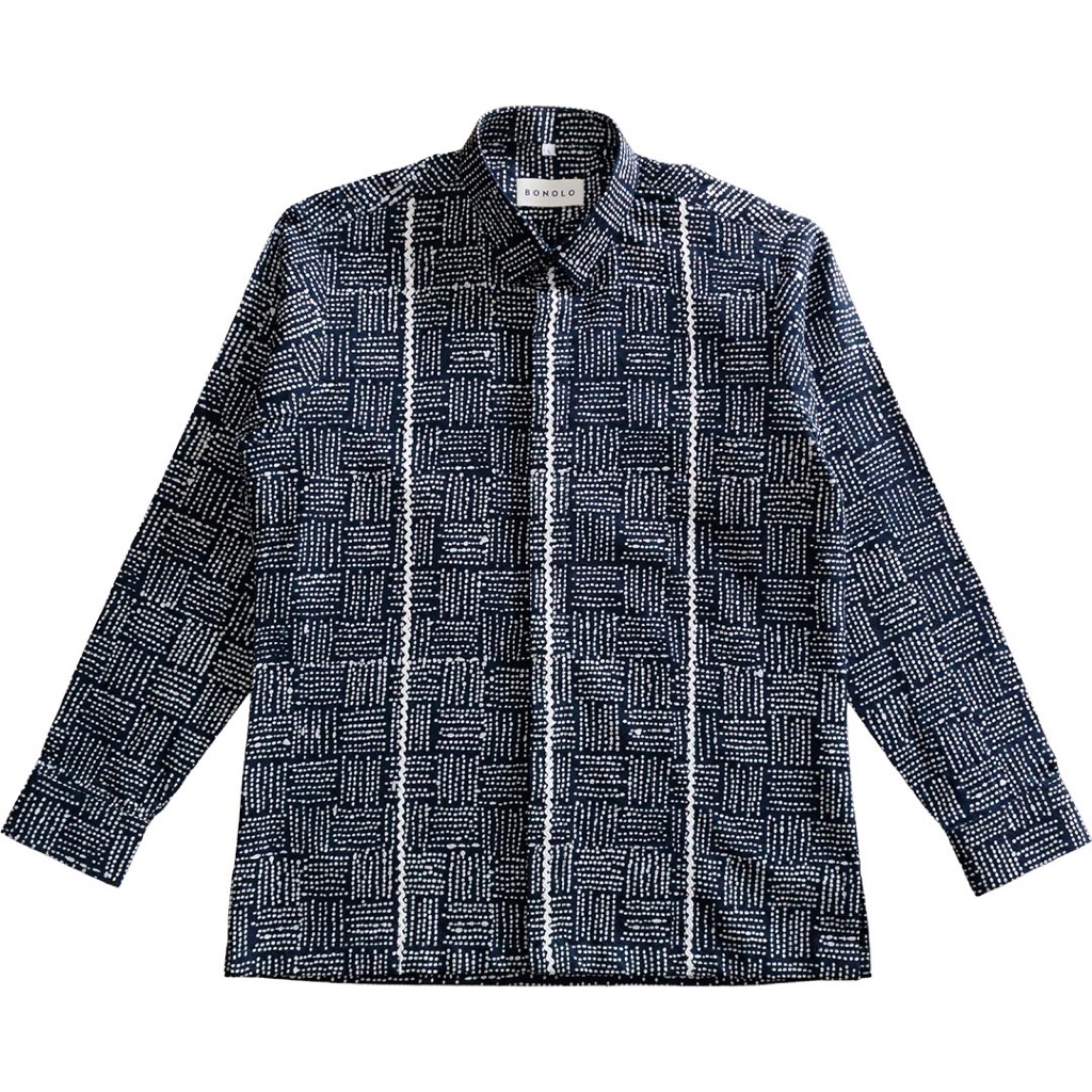 Jual Virata - Bonolo Kemeja Batik Lengan Panjang | Shopee Indonesia