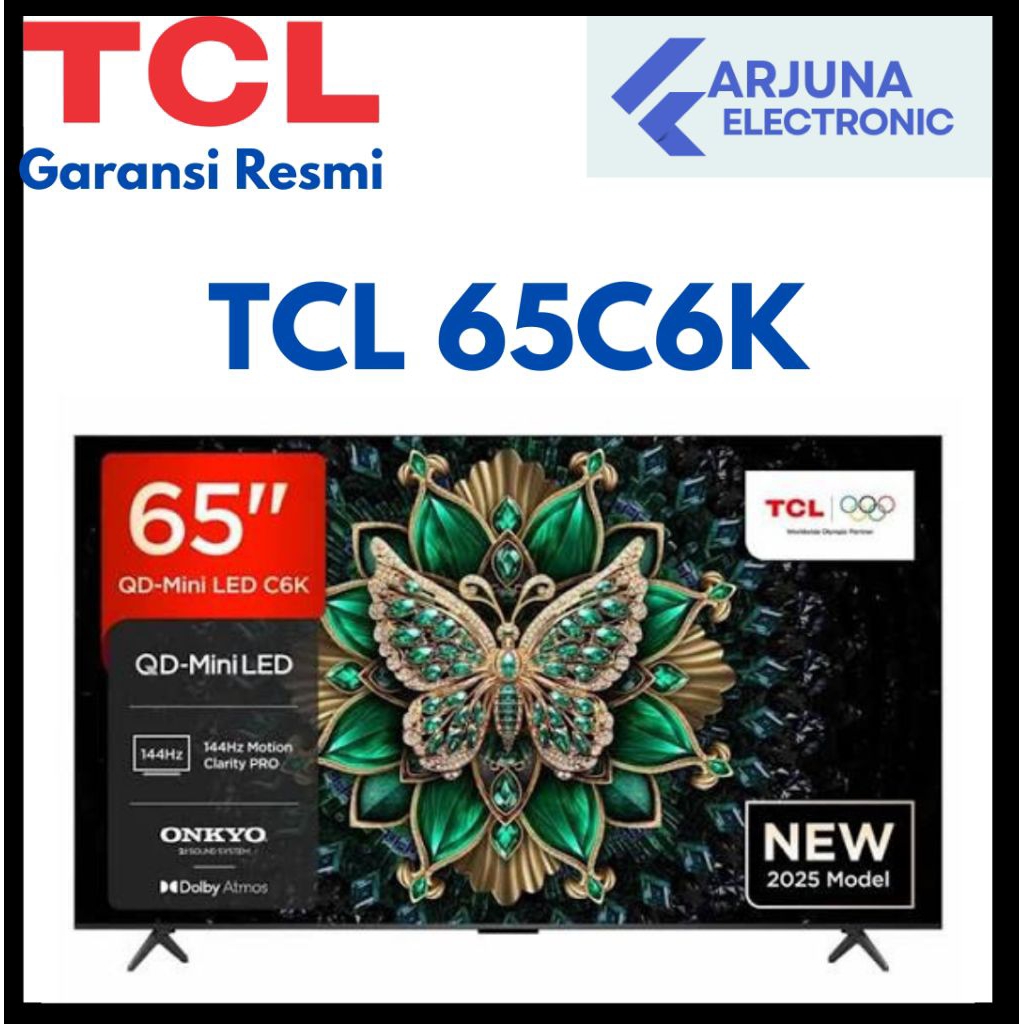 Jual TCL 65C6K MINI LED 4K GOOGLE TV 65 INCH 2025 SERIES | Shopee Indonesia