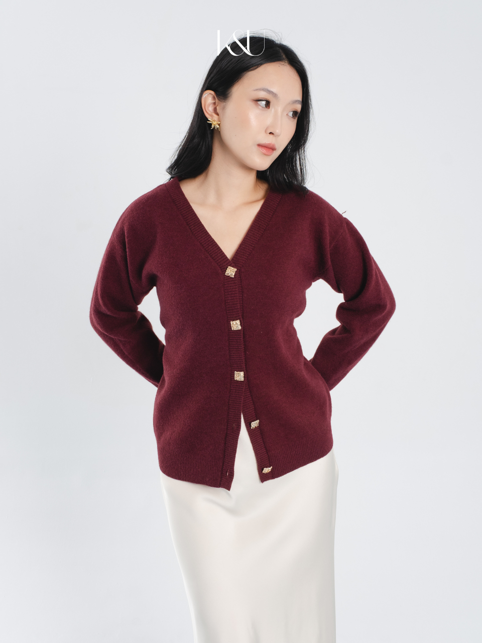 Jual KUKAI | Marvin Cardigan - Cardigan Knit Elegan - Women's Classy ...