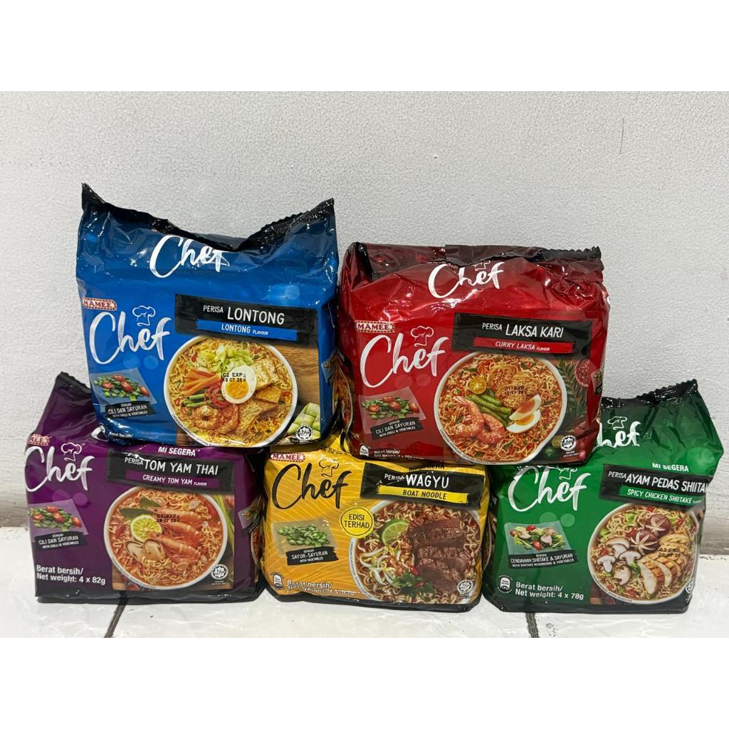 Jual Mamee Chef Mie Instan Malaysia Pack All Variant Laksa Kari Lontong ...
