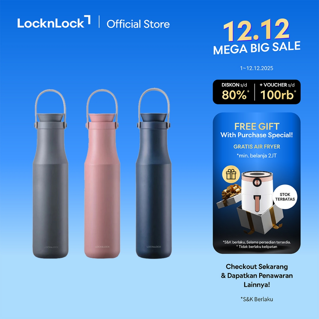 Jual LocknLock Metro Double Tumbler 710ml - LHC4203 | Shopee Indonesia