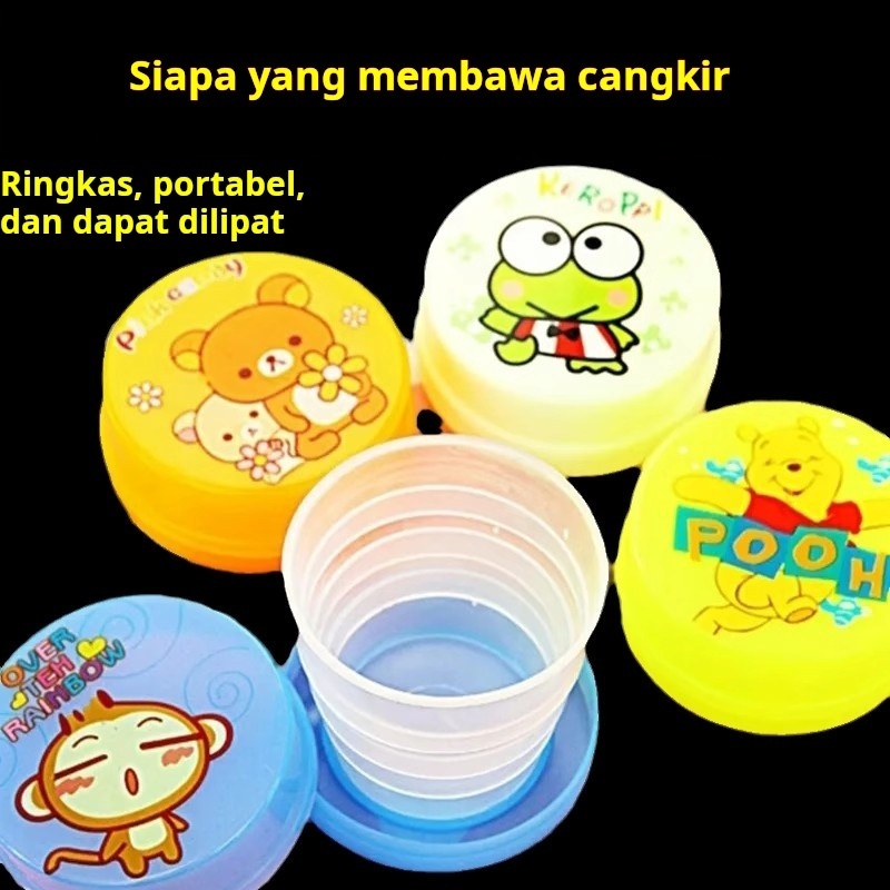 Jual Cangkir portabel luar ruangan, cangkir air lipat, cangkir obat ...