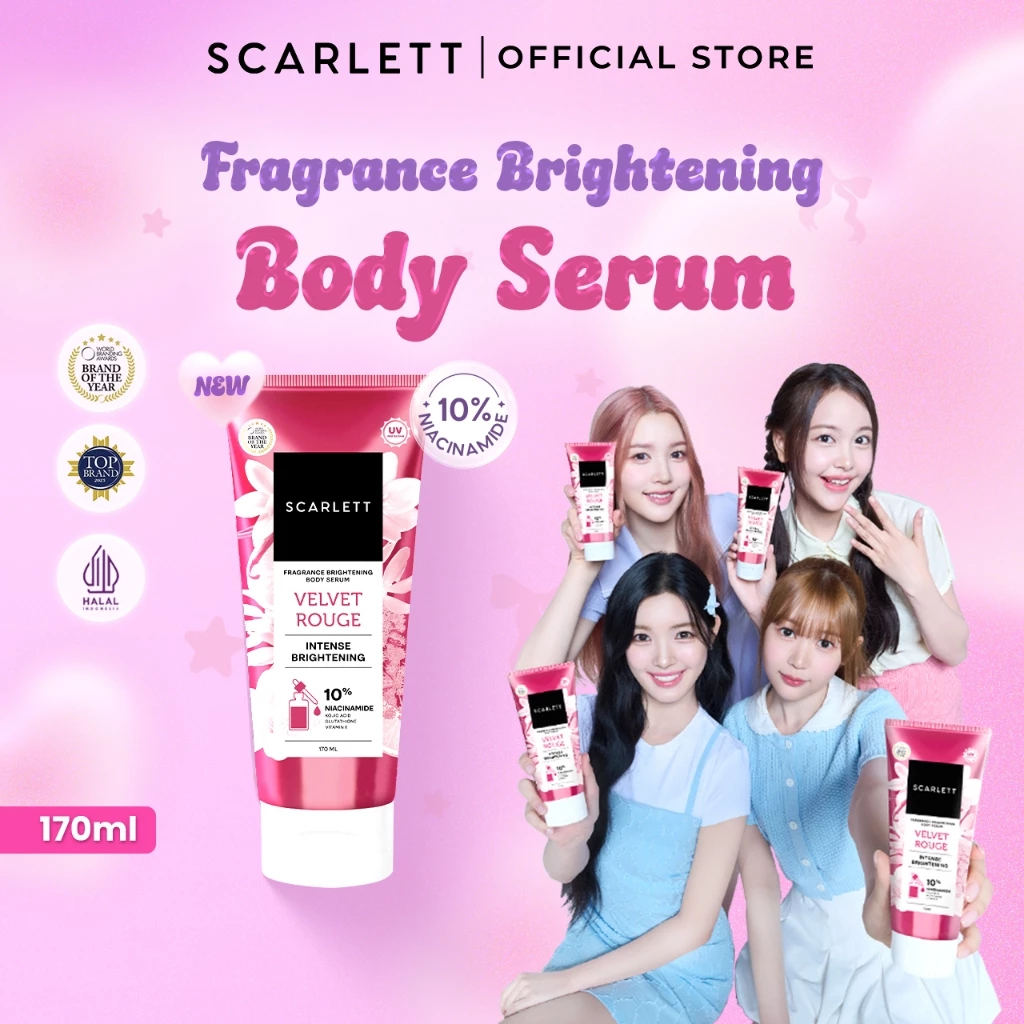 Jual Scarlett Body Serum Intense Brightening All Series 170ml | Shopee ...