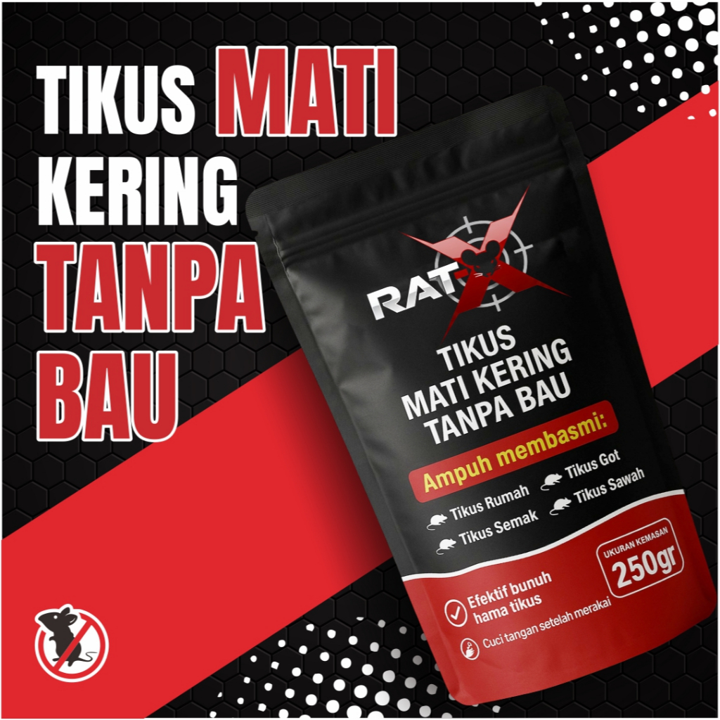 Jual RatKiller Racun Tikus Mati Kering Tanpa Bau / Umpan Pembasmi Tikus ...