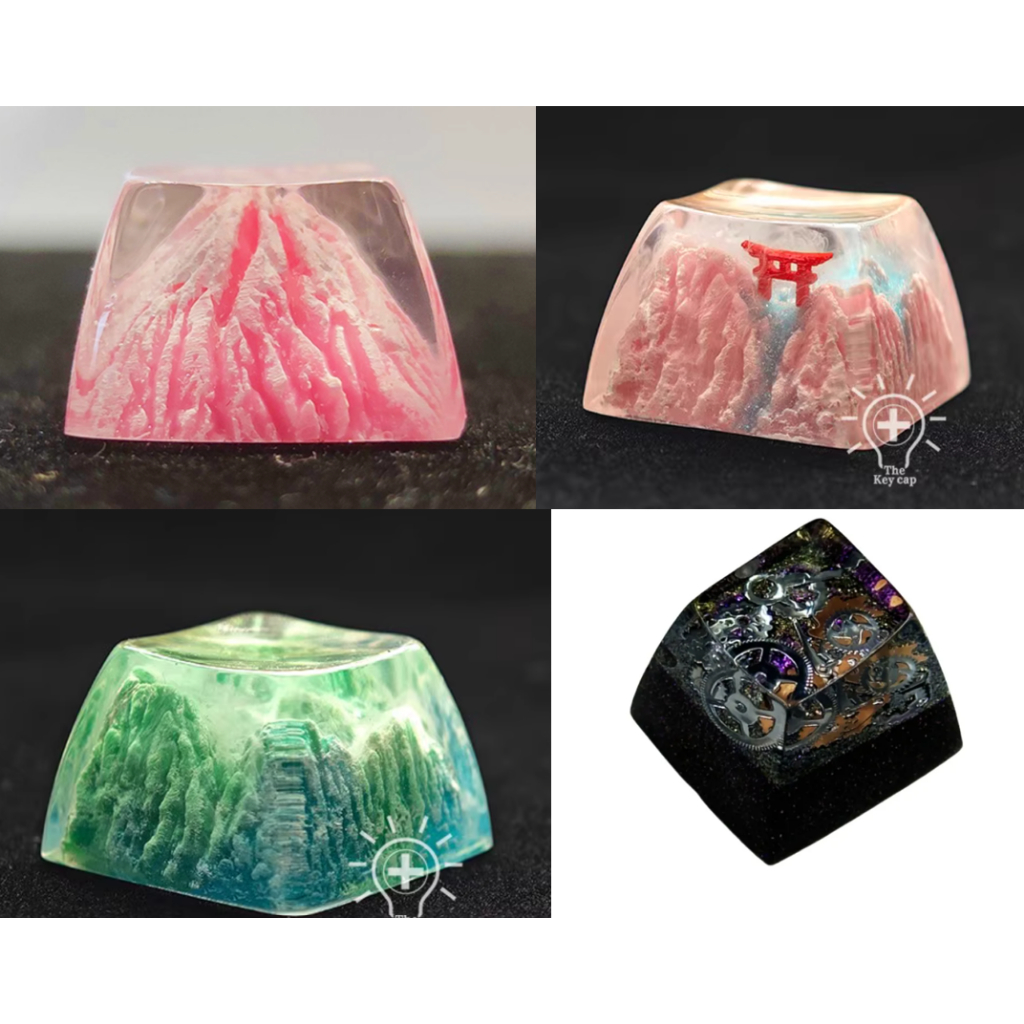 Jual Artisan Keycaps Mechanical Keyboard SA Profile Resin | Shopee ...