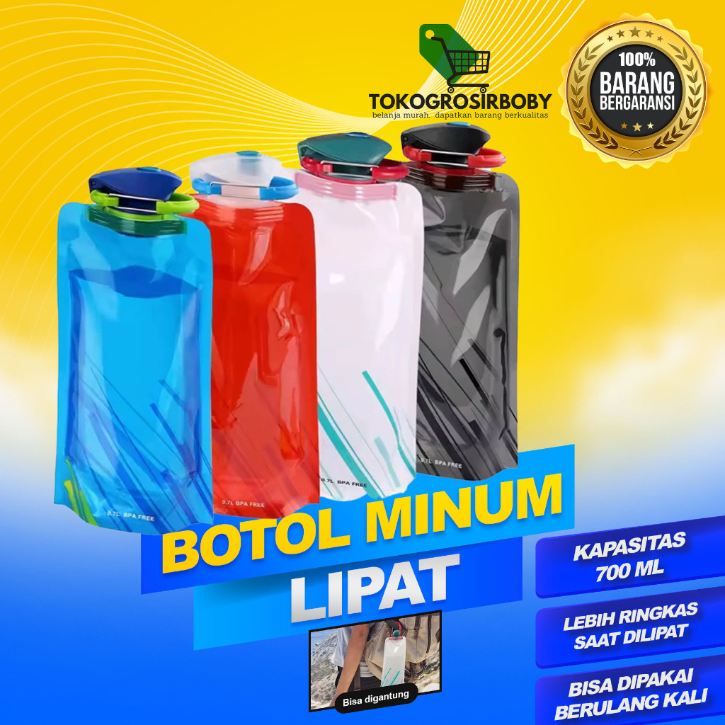 Jual Tokogrosirboby Botol Minum Lipat Camping Hiking Drinking Bottle ...