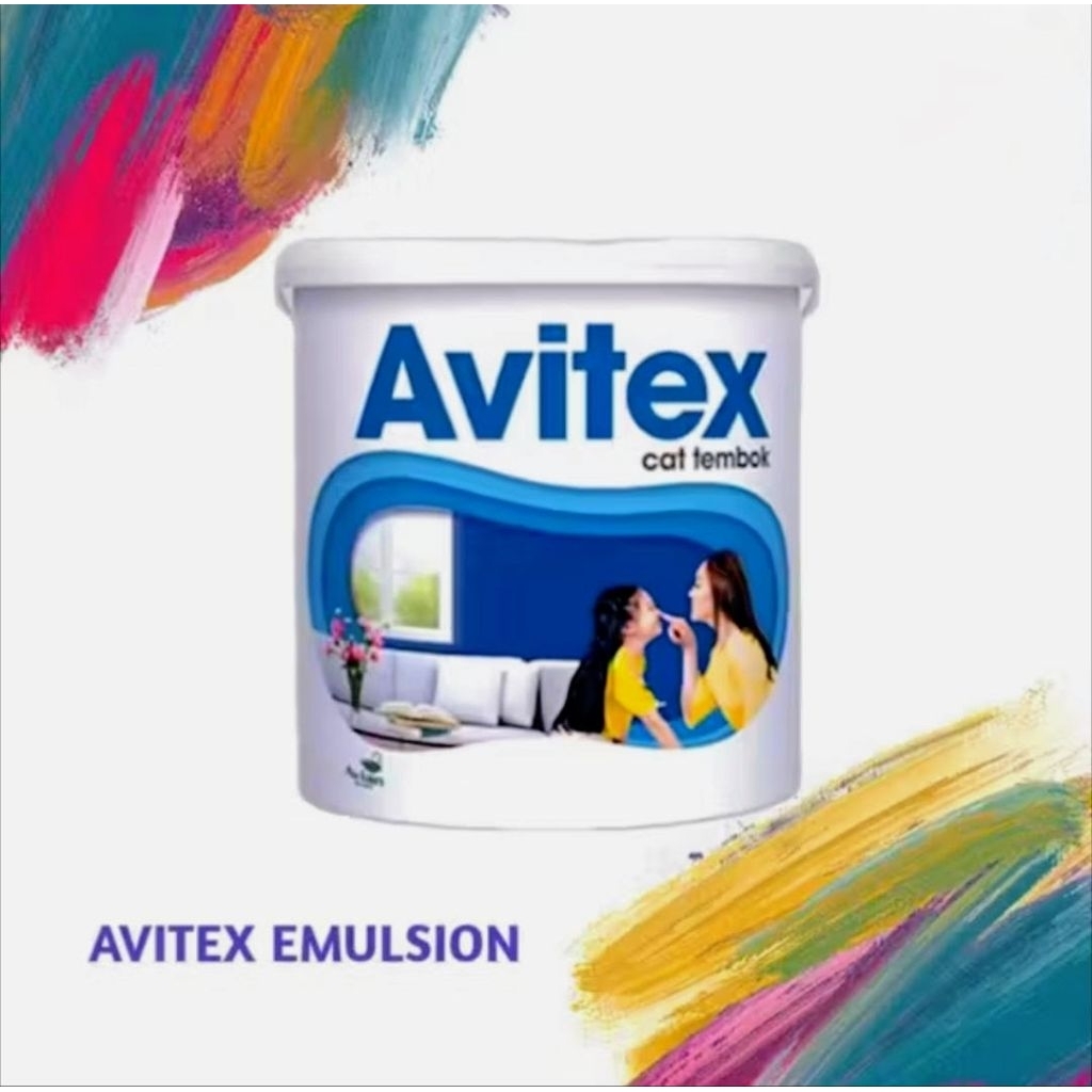 Jual Cat Avitex Emulsion 5kg Cat Avian interior anti jamur tidak pake ...