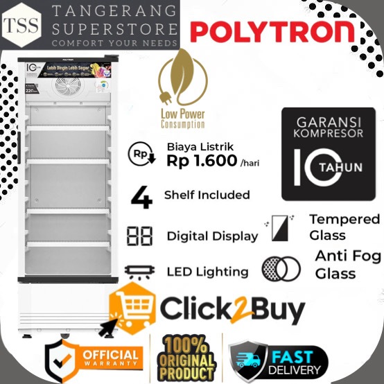 Jual POLYTRON SHOWCASE SCN-220 SCN220 SCN 220 SUPER LOW WATT 230L ANTI ...