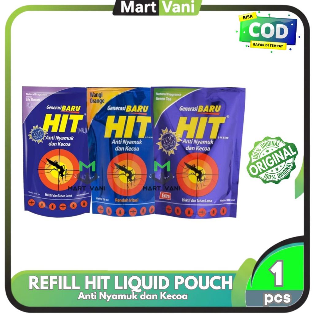 Jual REFILL HIT LIQUID KEMASAN POUCH - Anti Nyamuk Dan Kecoa | Shopee ...