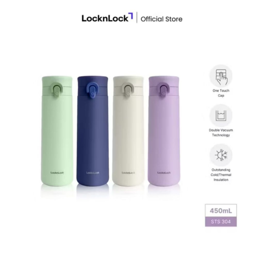 Jual LocknLock New Touch Tumbler 450ml / LocknLock Exclusive Special ...