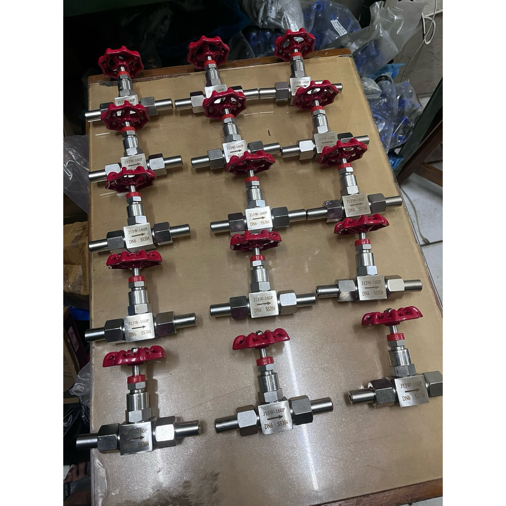 Jual needle valve J13W-160P DN6 SS304/needle valve J13W-160P DN6 SS304 ...