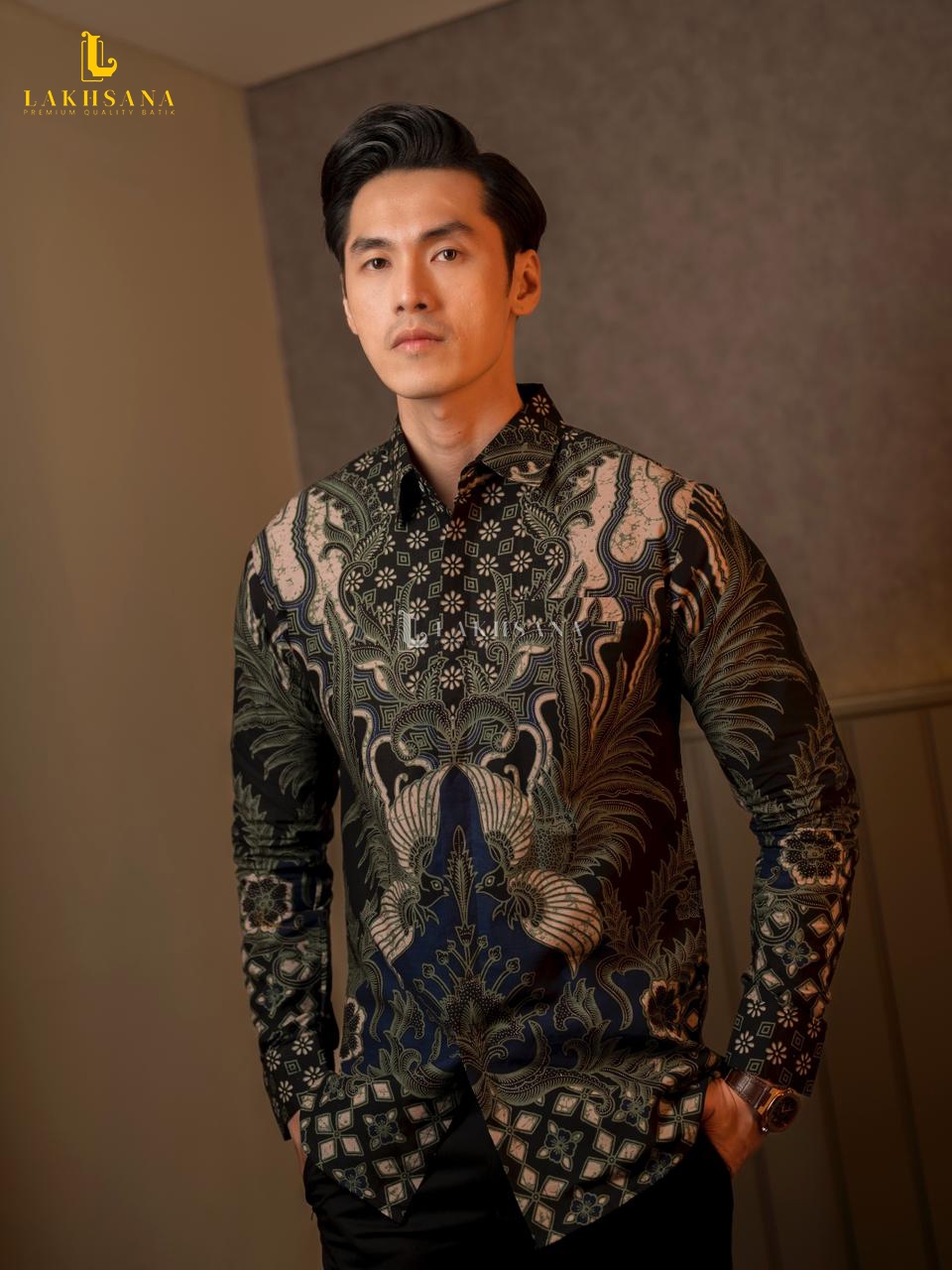 Jual Lakhsana Batik Aswatama - Kemeja Batik Premium Slimfit Lengan ...