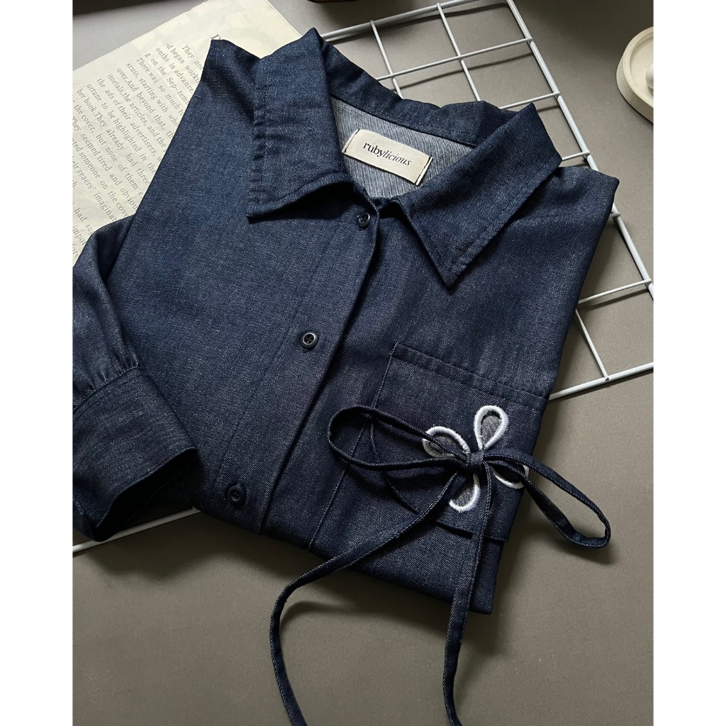Jual Myrubylicious HAIZE DENIM SHIRT | ATASAN WANITA | Shopee Indonesia