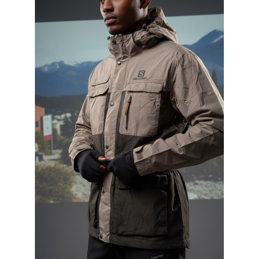 Jual Salomon Clima Pro Sports Moutain Jacket | Shopee Indonesia