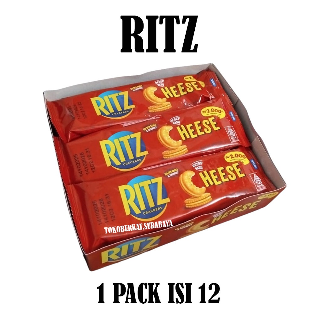 Jual RITZ CRACKERS CHEESE PACK ISI 12 | Shopee Indonesia