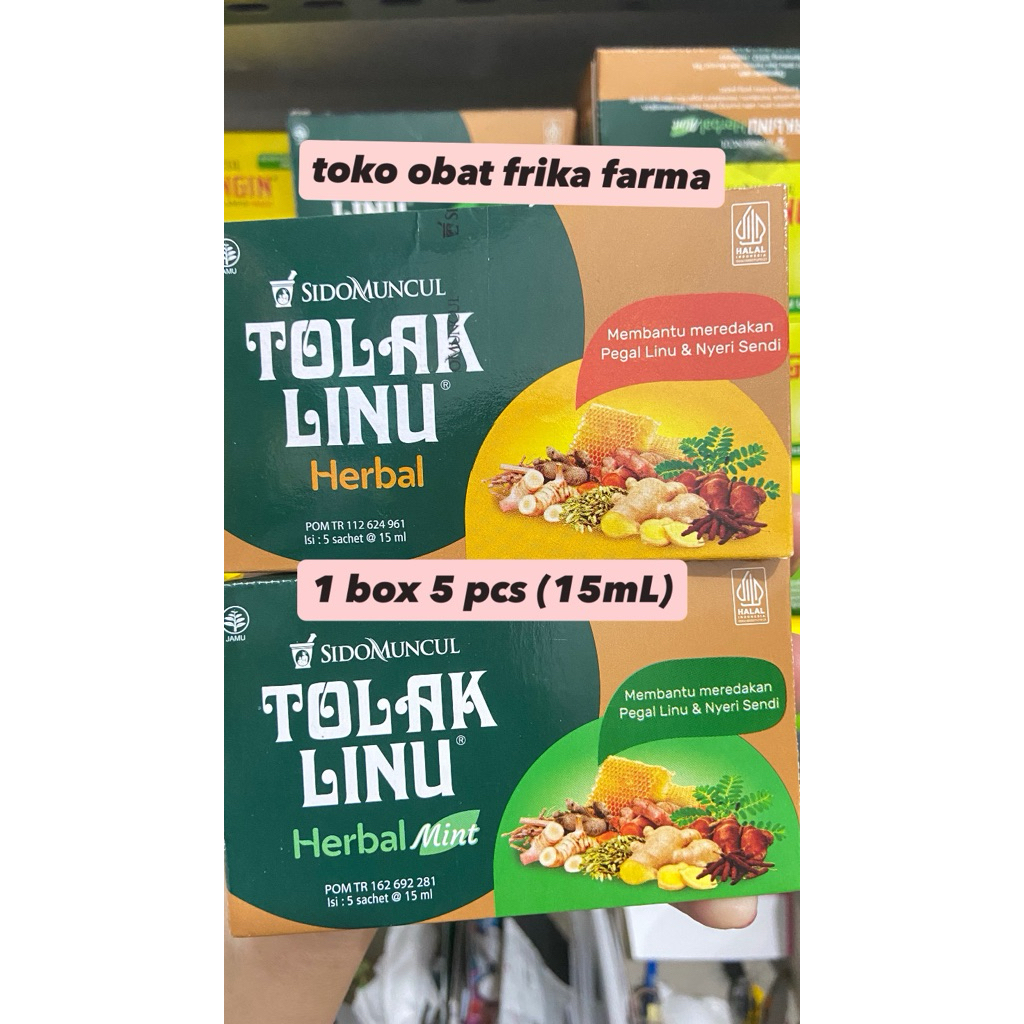 Jual Tolak Linu Herbal 1 box 5 pcs 15mL | Shopee Indonesia