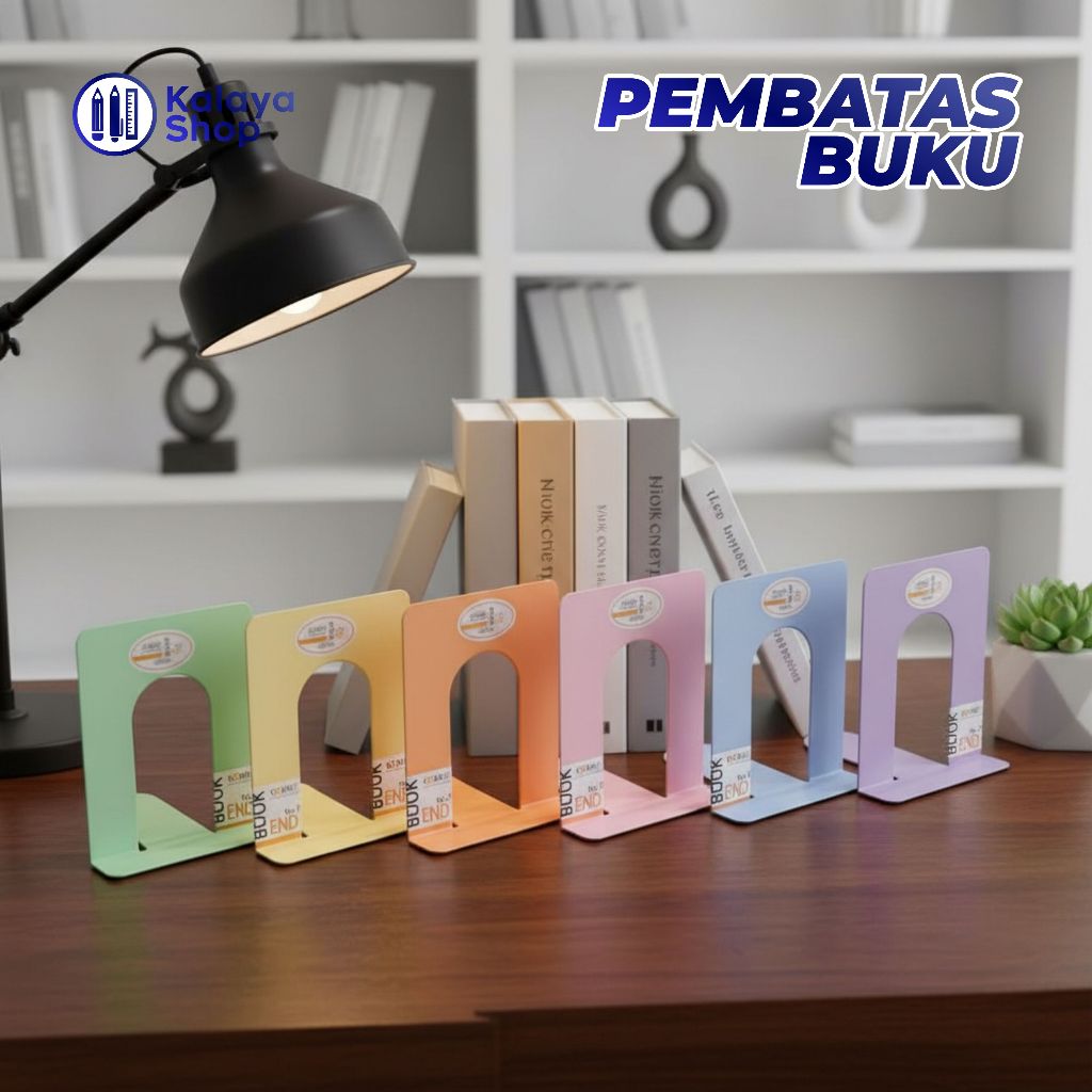Jual Penahan Buku Bookend Pembatas Buku Besi Pastel 1set 2 Pcs | Shopee ...