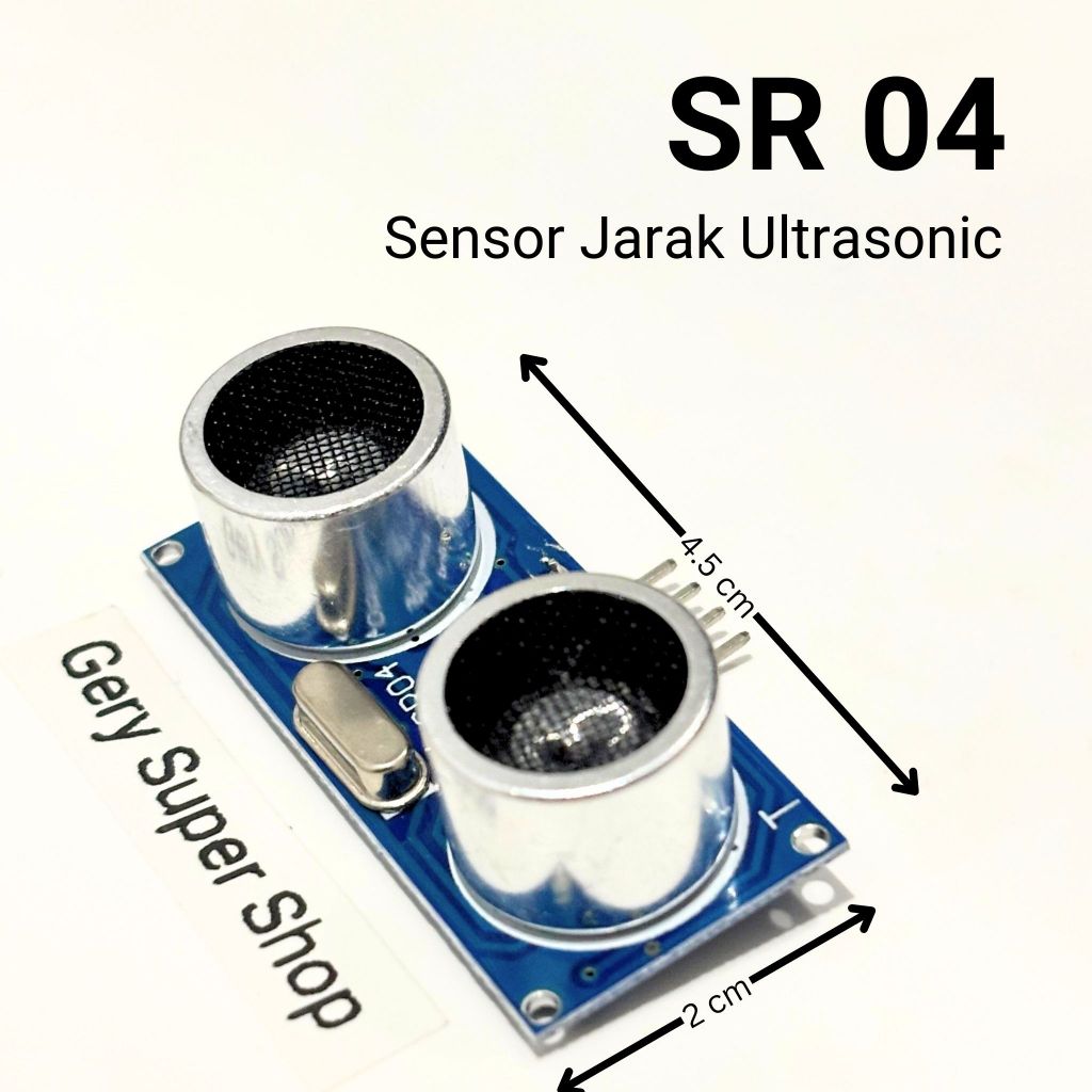 Jual HC-SR04 ultrasonic sensor, Sensor Jarak SR04, Untuk Arduino ESP32 ...