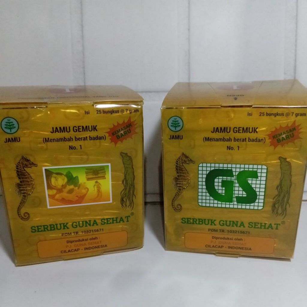 Jual Jamu gemuk sehat serbuk Guna Sehat GS no. 1 | Shopee Indonesia