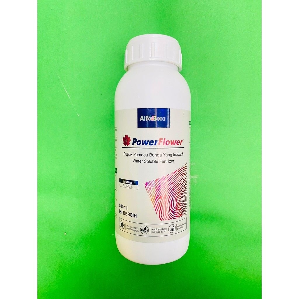 Jual pupuk pemacu bunga dan buah powerflower 500ml | Shopee Indonesia