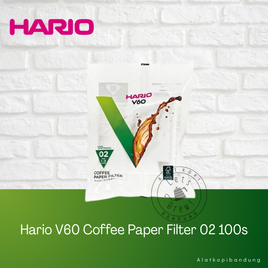 Jual HARIO PAPER FILTER 02 ISI 100 LEMBAR WHITE / HARIO PAPER FILTER 02 ...