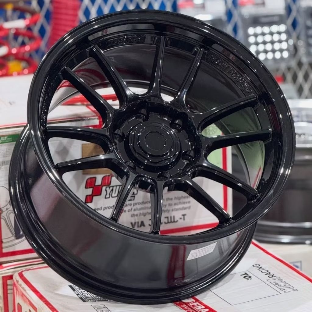 Jual velg racing ring 18 lebar 9 TDS FACE 2 YUSTA FLOW FORMING R18 velg ...