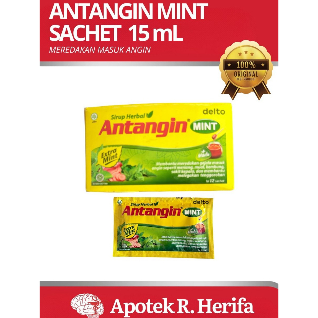 Jual Antangin Mint+Madu Herbal 1 Sachet 15 ML | Shopee Indonesia