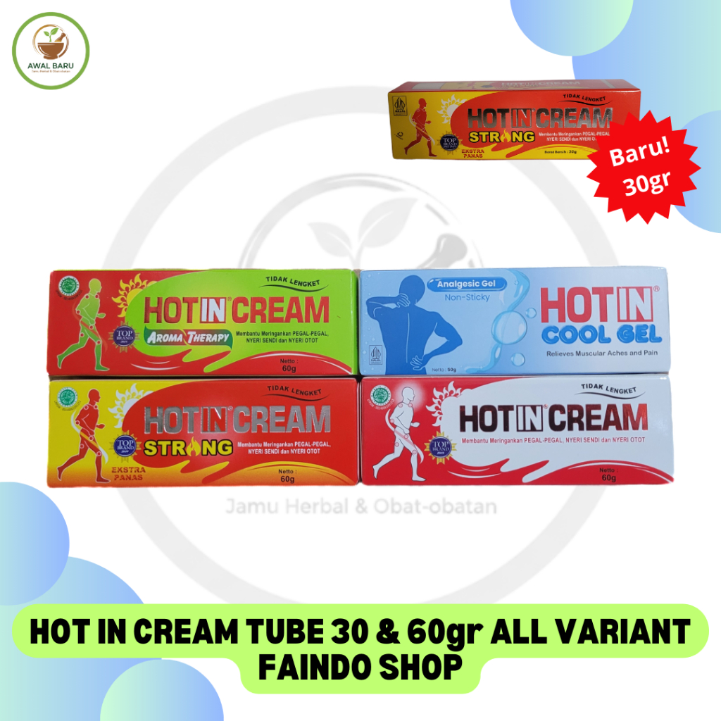 Jual Hot In Cream Tube 60gr Original Hot Aromatherapy | Shopee Indonesia