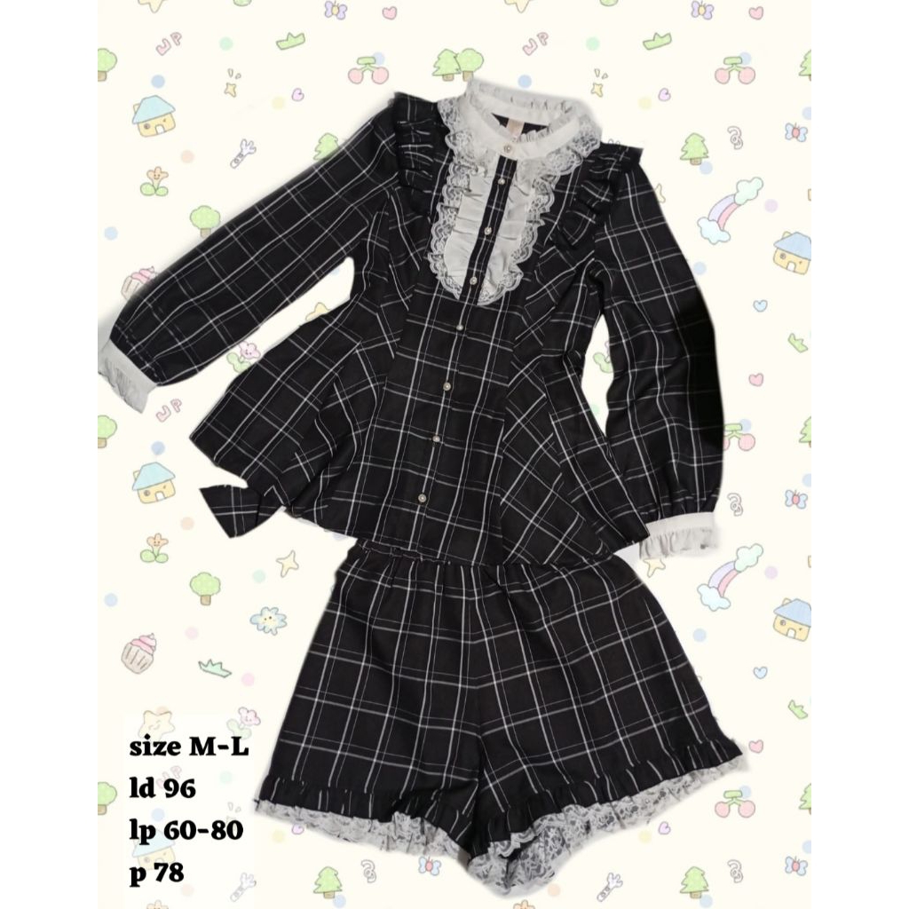 Jual SecretHoney — Rojita | Jiraikei landmine girls gothic dress black ...