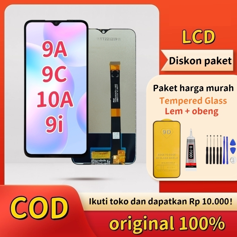 Jual LCD Original Redmi 9A 9C 10A 9i Fullset Original/OEM, Layar ...