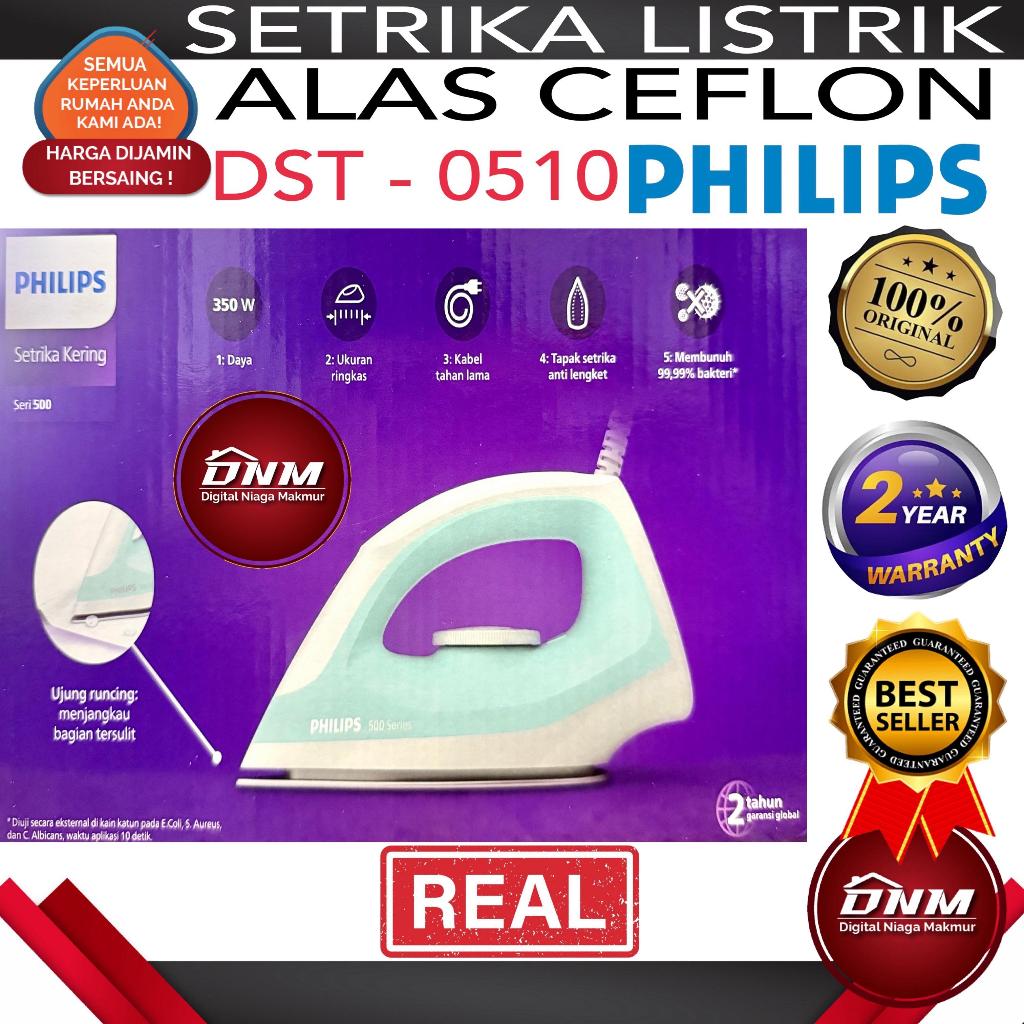 Jual Setrika PHILIPS Dry Iron DST0510 Seri 500 | Shopee Indonesia