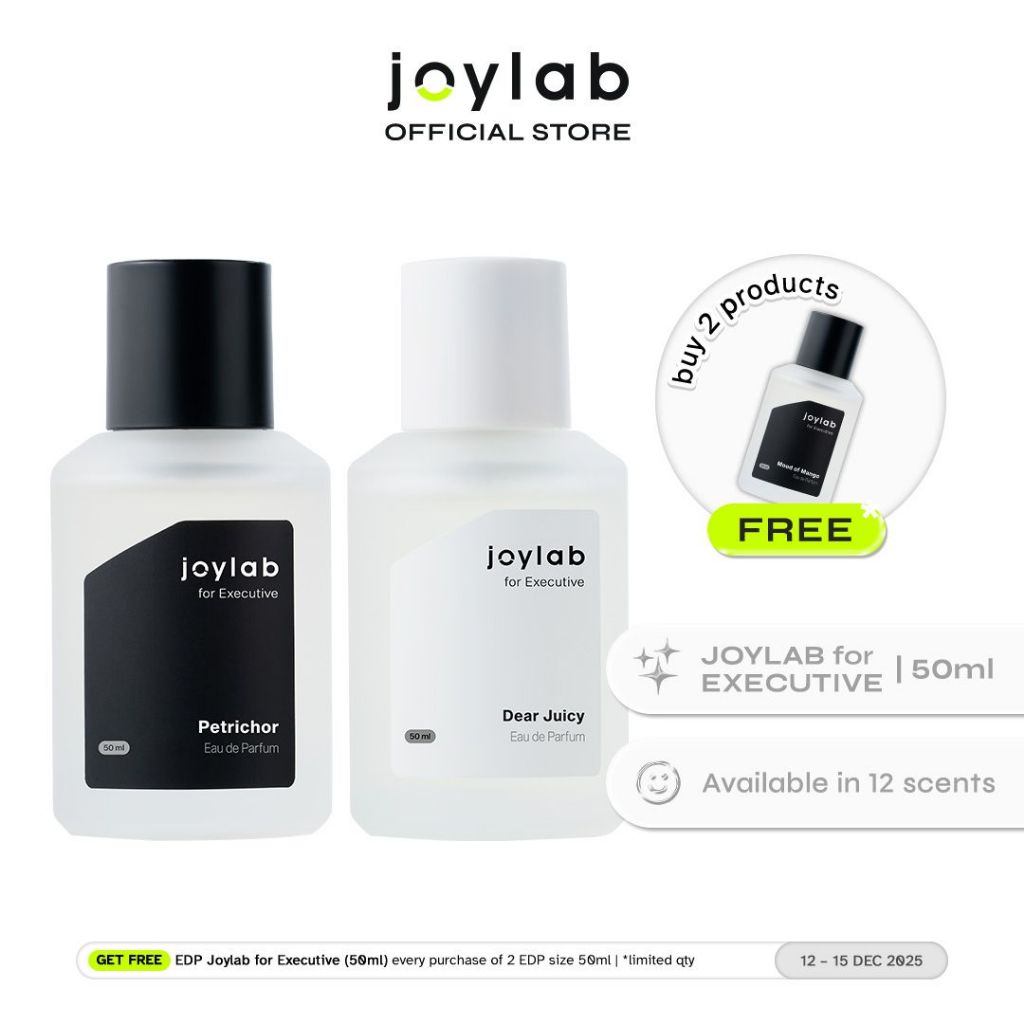 Jual [ BUY 2 GET 1 ] JOYLAB for Executive - Eau de Parfum 50ml | Parfum ...