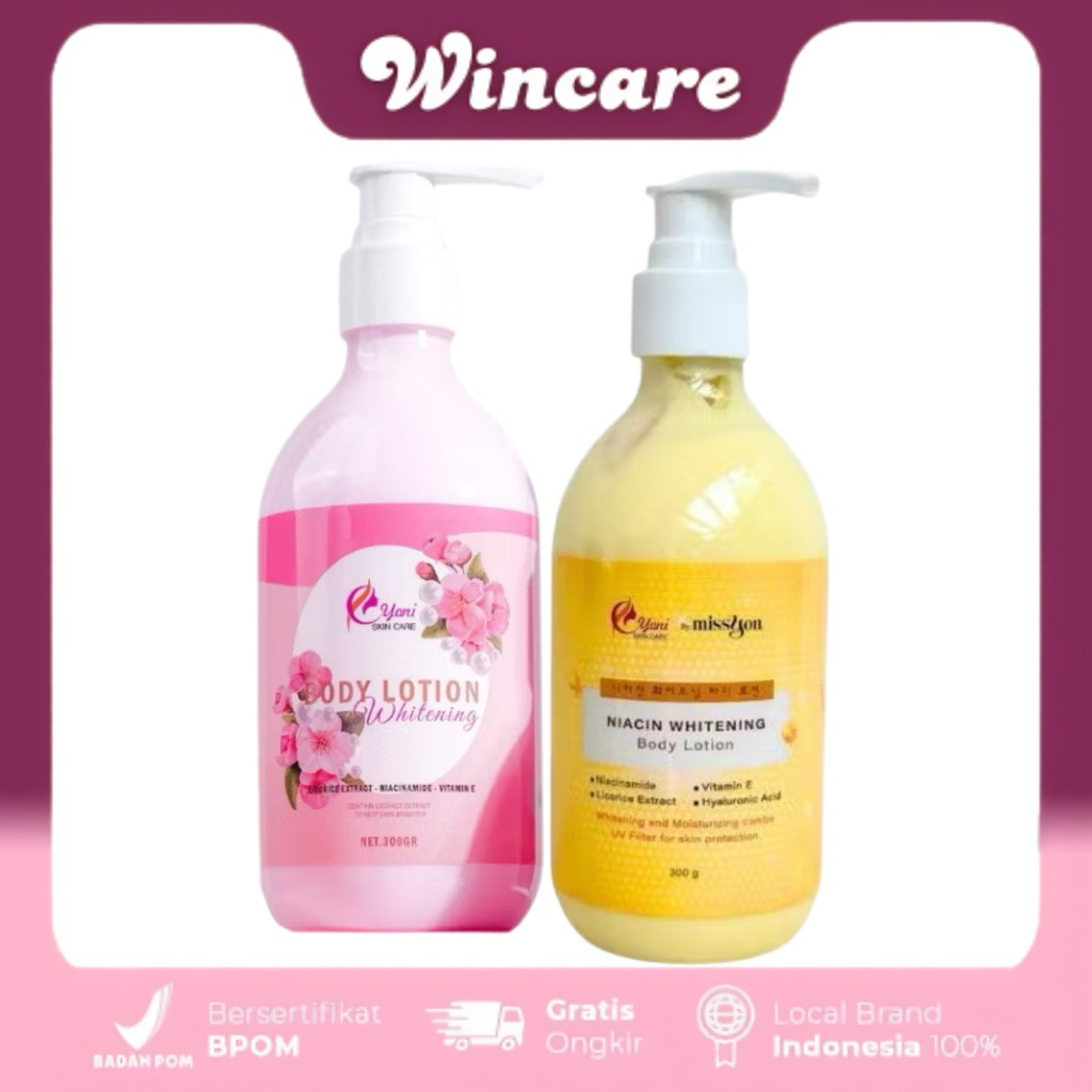 Jual YONI SKINCARE BODY LOTION WHITENING LOTION TONE UP YONI | Shopee ...
