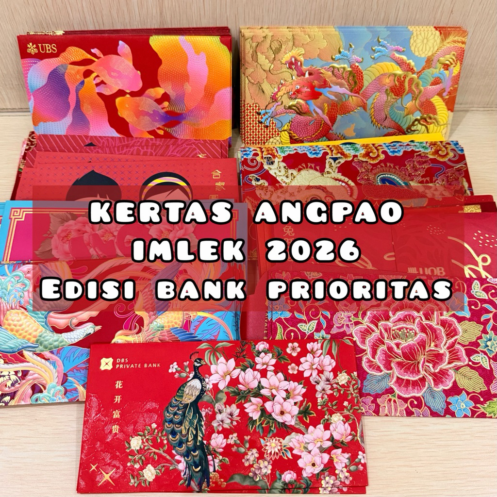 Jual KERTAS ANGPAO SPECIAL EDITION IMLEK 2026 - ANGPAU EDISI NASABAH ...