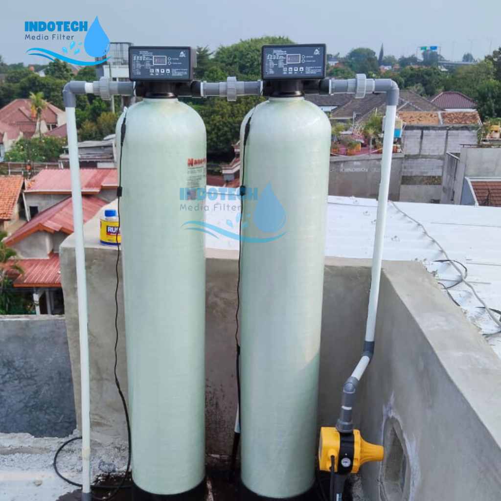 Jual Filter Air Tanah Zat Besi Tinggi - Filter Air 2 Tabung Automatic ...