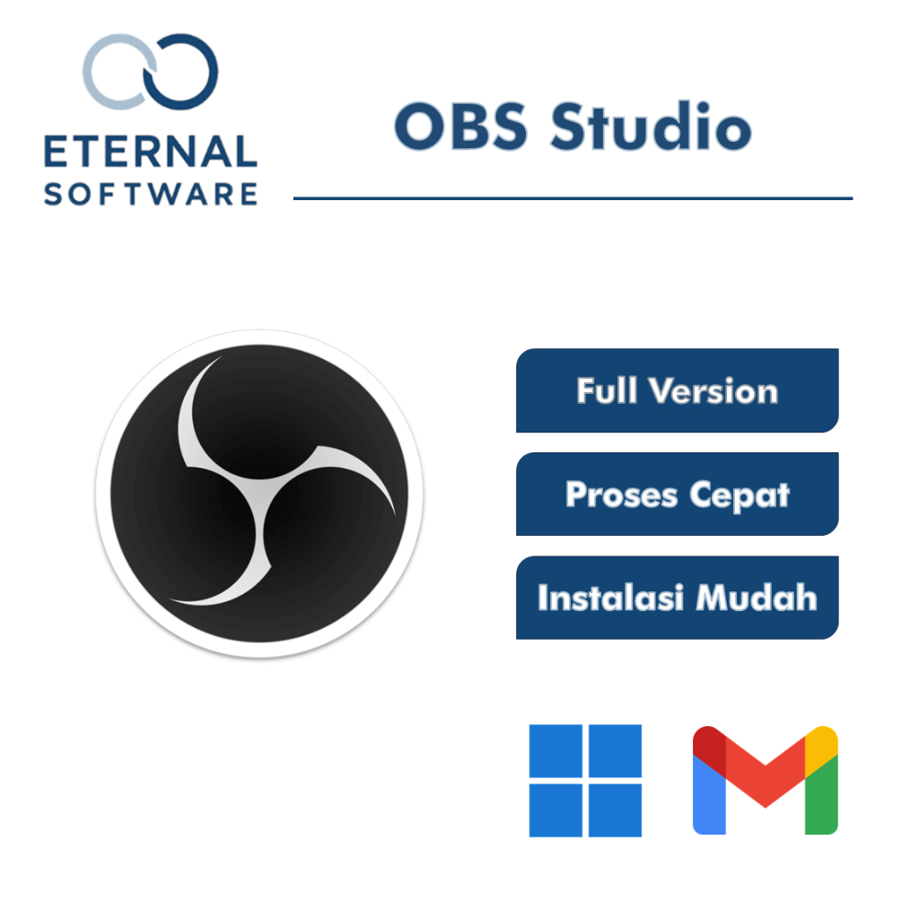 Jual OBS Studio Pro Full Version Software Rekam Layar Aplikasi ...